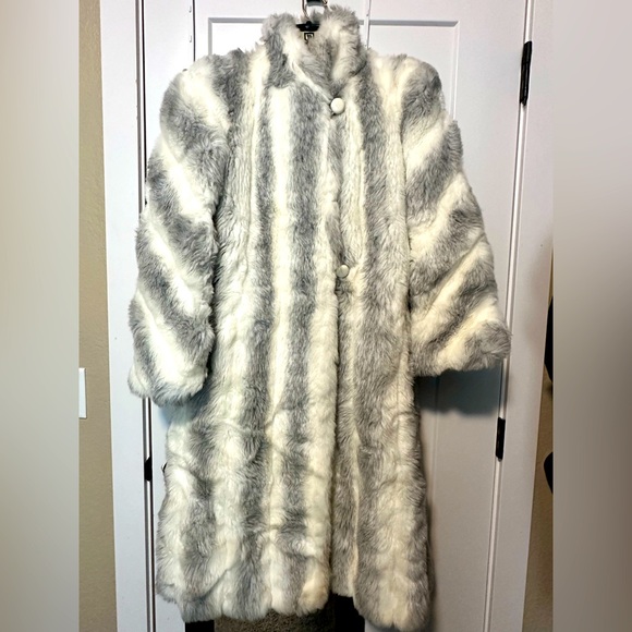 Jackets & Coats | Vintage 198s David Benjamin Faux Fur Coat | Poshmark